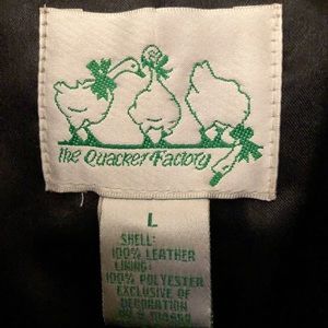 Quacker Factory | Jackets & Coats | New Quacker Factory Black Leather ...